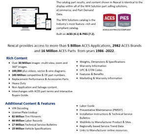 Nexcat is the most powerful way to look up Automotive Aftermarket Parts ...